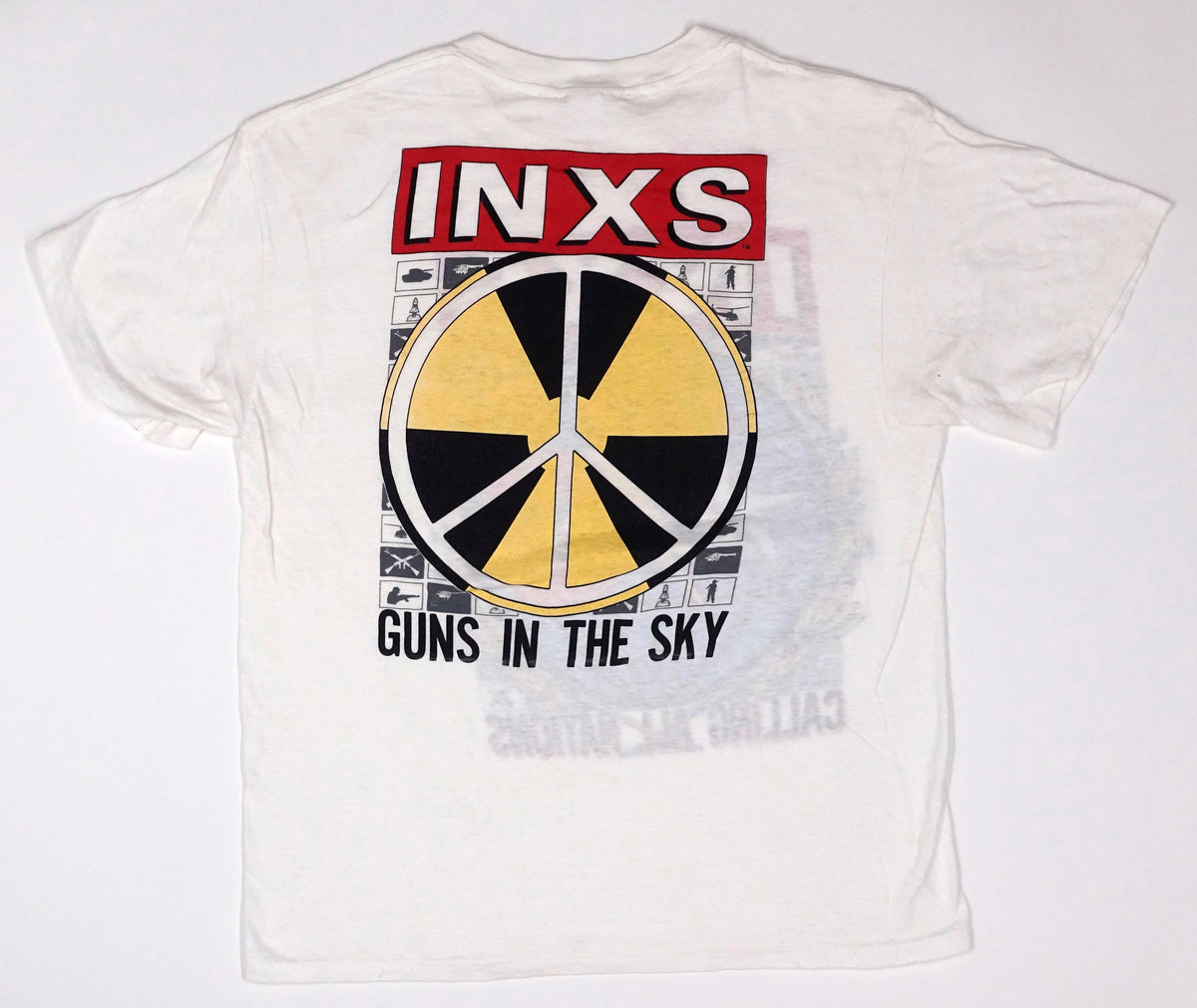 INXS - Calling All Nations Guns in The Sky World 1988 Tour Shirt Size ...